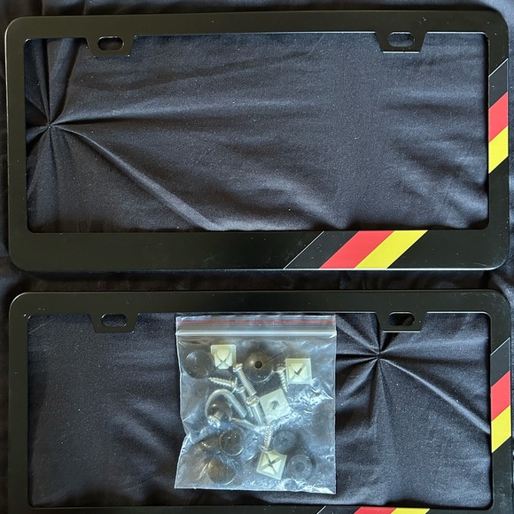Other | Brand New Three Color German Flag License Plate Frames | Poshmark